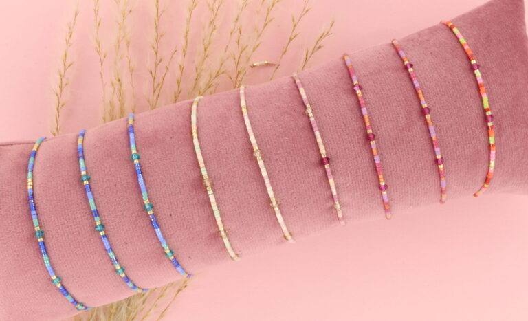 Griffin draad armbandjes rijgen met Miyuki delica 11/0 - Creadream Blog